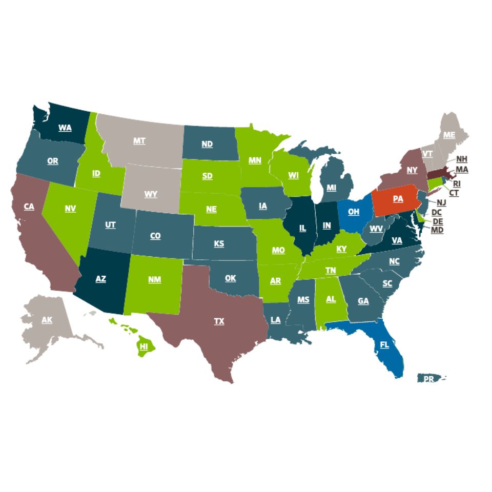 Landscape Architecture Degree Programs Map - Careers Building Communities